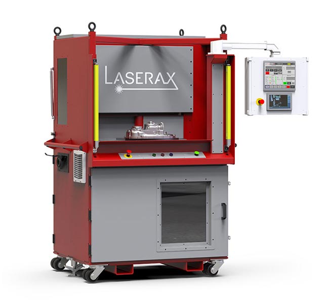 Rotary Table Laser Workstation | Laserax | May 2019 | Photonics Spectra
