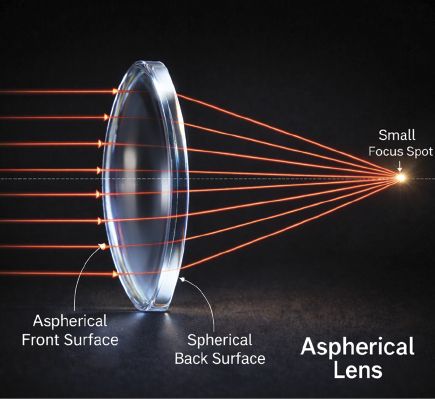 Convex-Aspherical Suprasil Lenses | EKSMA Optics | Apr 2026 | Photonics ...